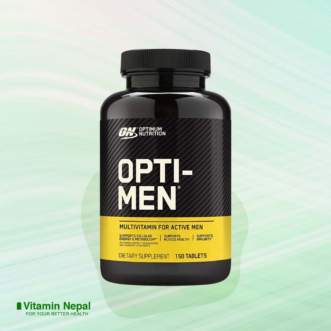 Optimum Nutrition (ON) Opti-Men Multivitamin – 150 Tablets - Vitamin Nepal