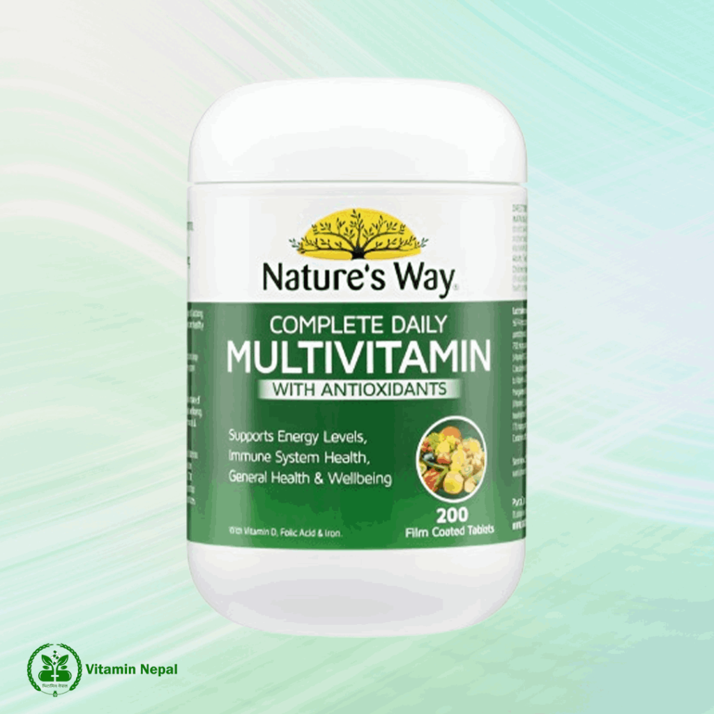 Nature’s Way Complete Daily Multivitamin – 200 Tablets - Vitamin Nepal